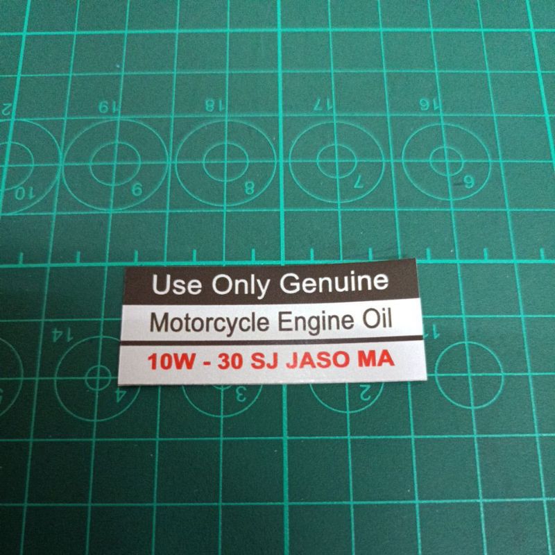 HONDA EX5 DREAM WAVE 110 STICKER KULIT ENGINE ENGINE COVER STICKER OIL ...