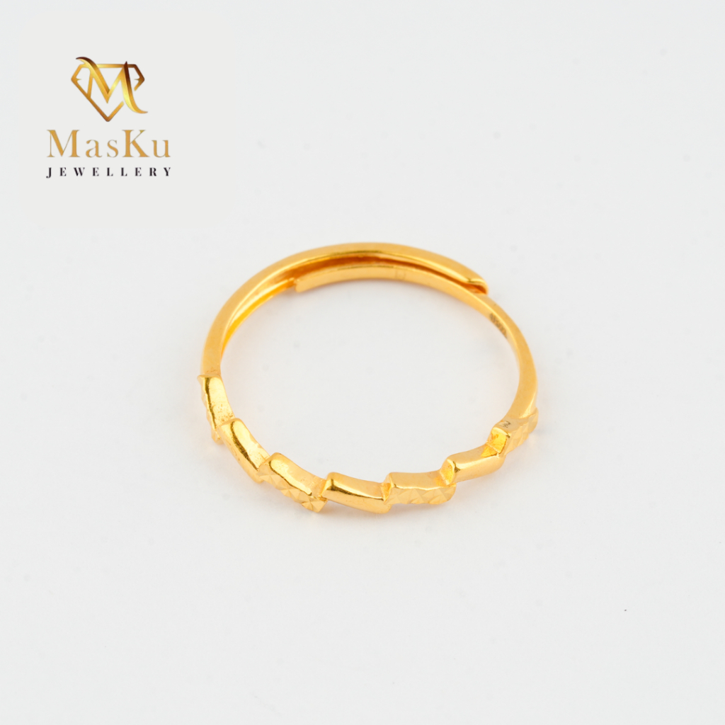 Masku Jewellery 999 Adjustable Ring / 999 Cincin Ombak Cinta MKJR180740 ...