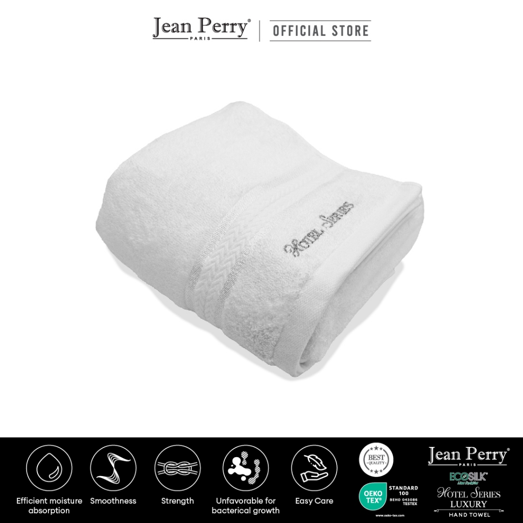 Jean Perry EcoSilk Hotel Series Luxury Face/ Hand Towel (13 inch x 13 ...
