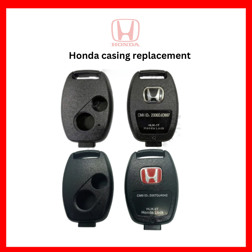 Honda Remote Key Replacement ( 2 Button) | Shopee Malaysia