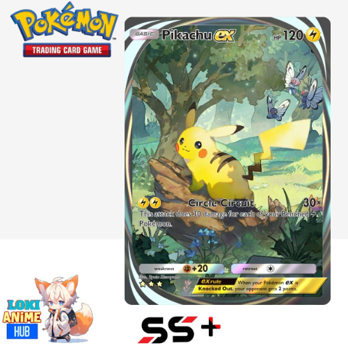 Pikachu Genetic Apex #281 Immersive Rare SAR SIR AA Pocket tcg Physical ...