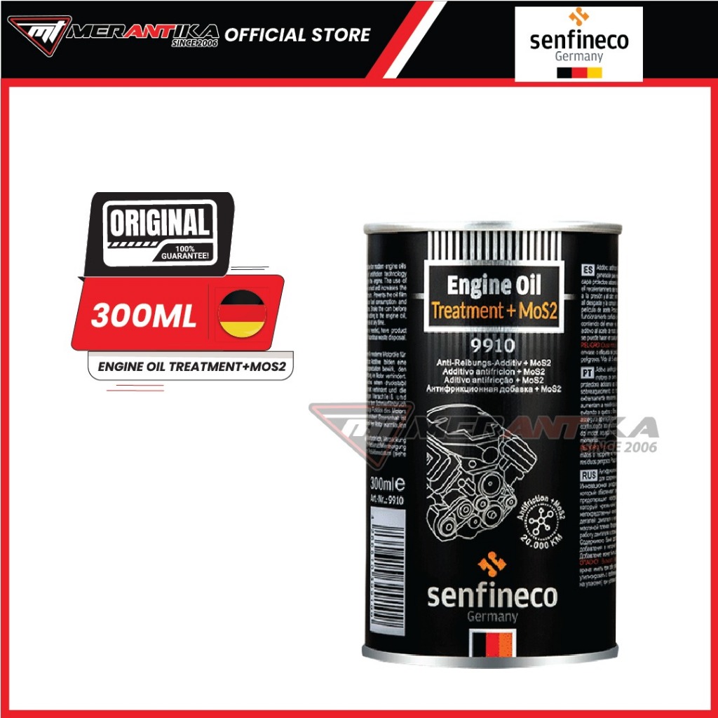 MERANTIKA | SENFINECO 9910 Engine Oil Treatment + MoS2 300ml | Shopee ...