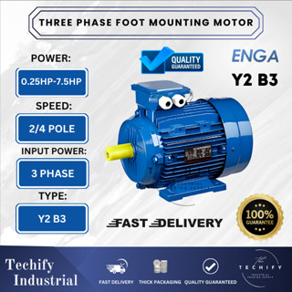 ENGA 0.25HP TO 7.5HP (0.18KW~5.5KW) Three Phase Motor Y2 B3 Foot ...