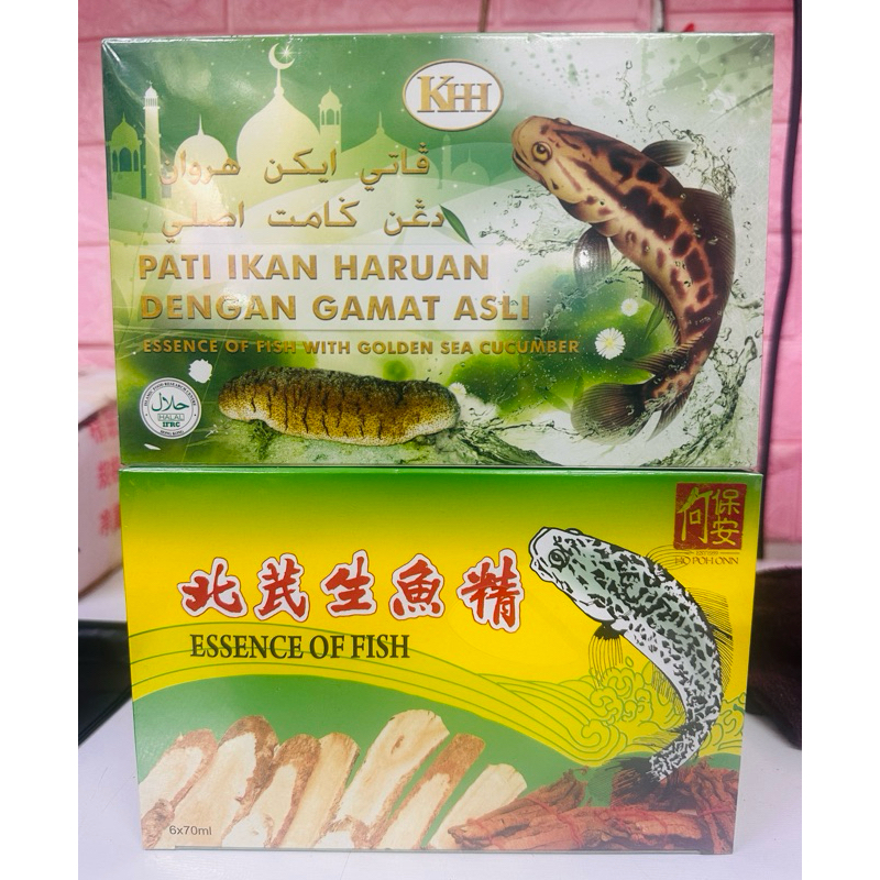 北芪生鱼精 / 野山泡参北芪虫草生鱼精 /金海参生鱼精 PATI IKAN HARUAN / 6 70ml | Shopee Malaysia