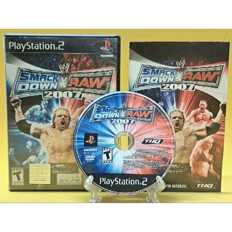 🔥WWE SMACKDOWN VS RAW 2007🔥 PS2 NTSC | Shopee Malaysia