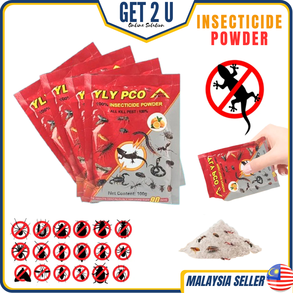 100g Insect Repellent Insecticide Powder Anti Cockroach Ants Lizard ...