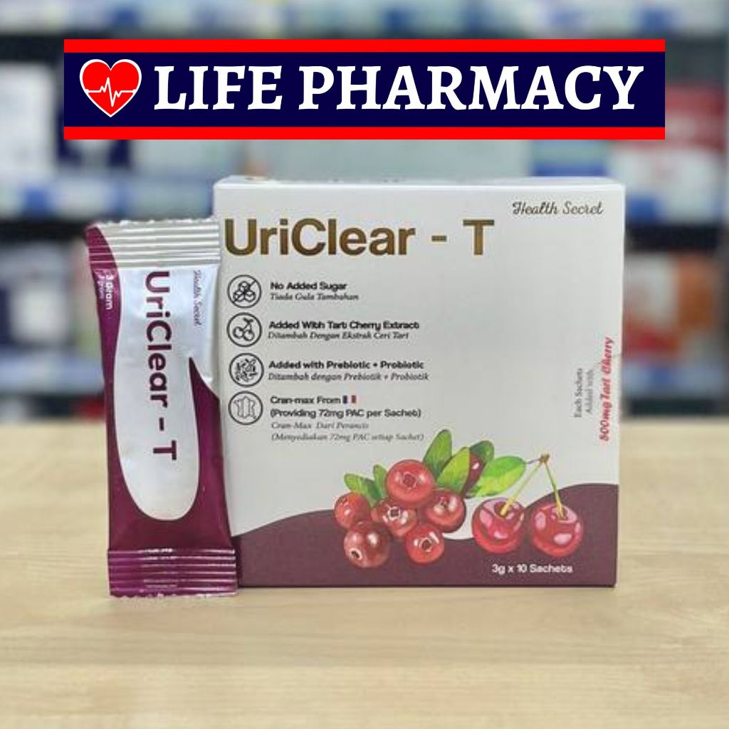 [KKM APPROVED] HEALTH SECRET Uriclear-T | High Dose Cranberry Extract ...