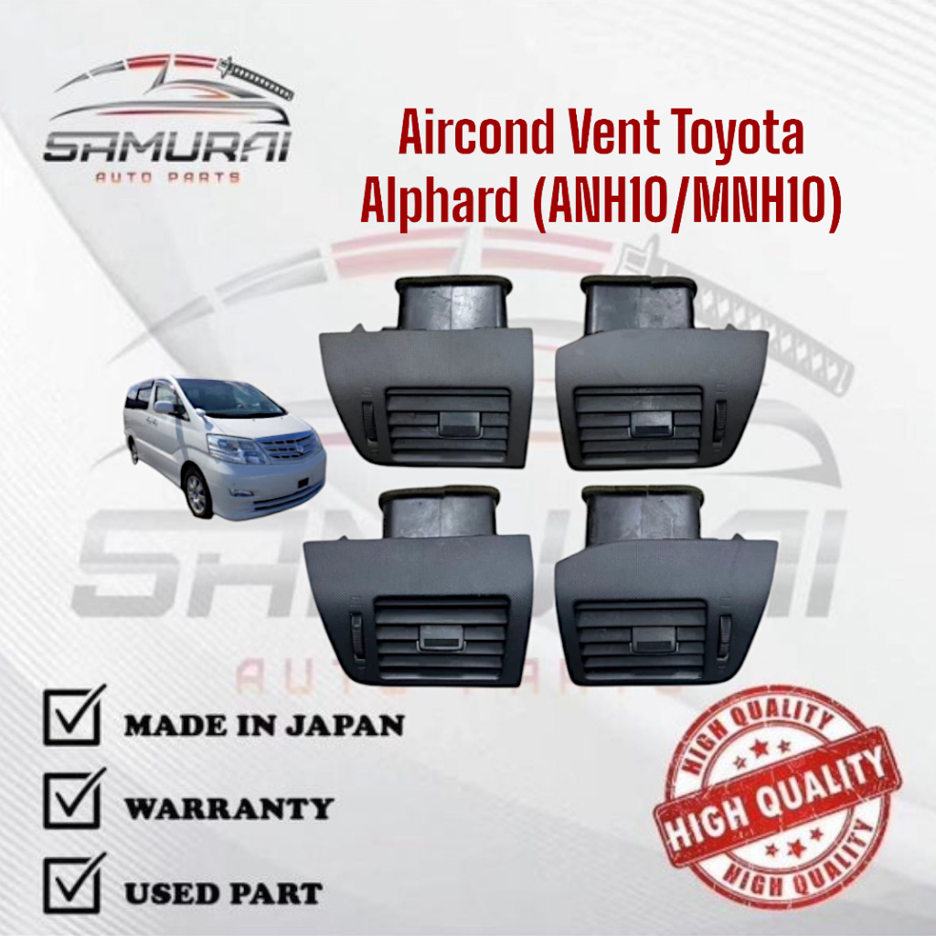Toyota Alphard Aircond Vent (ANH10/MNH10) | Shopee Malaysia