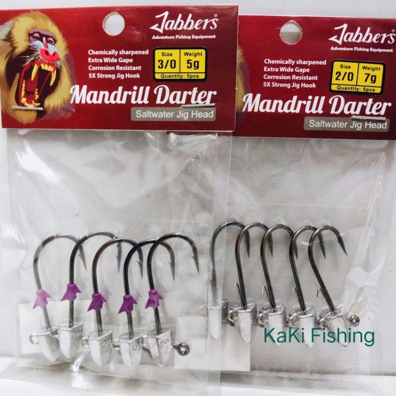 Jabbers jighead Mandrill Darter jig head jabbers mata casting jabbers ...