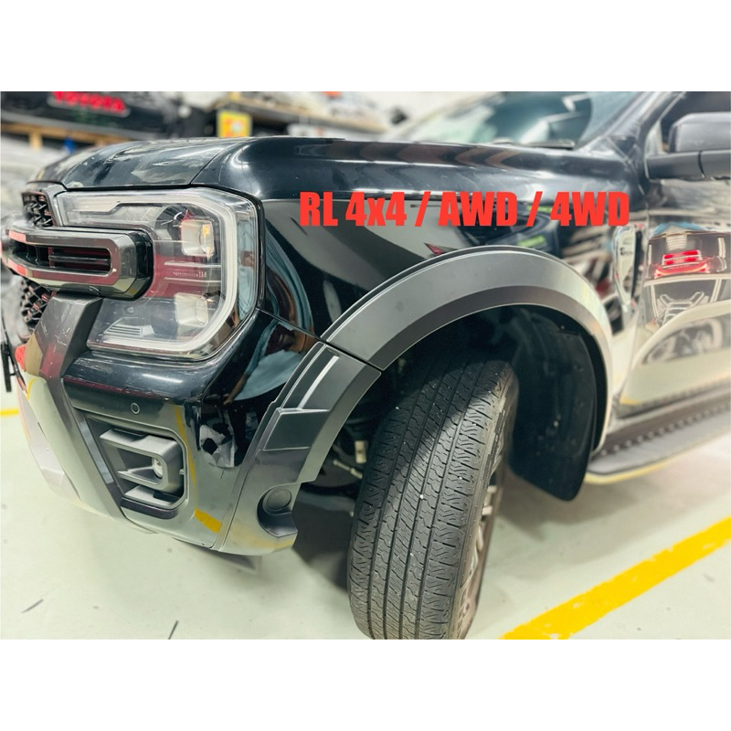 Ford ranger T9 XL XLT WILTRACK side fender arch flare cover lip flares ...