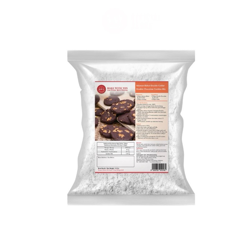 BWY DOUBLE CHOCOLATE COOKIES MIX 500G | Shopee Malaysia