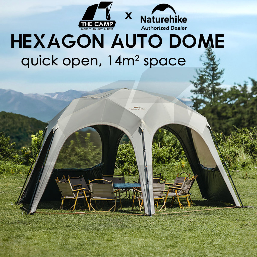 Naturehike Hexagon Auto Dome Shelter Cloud Boundary Quick Opening Tent ...