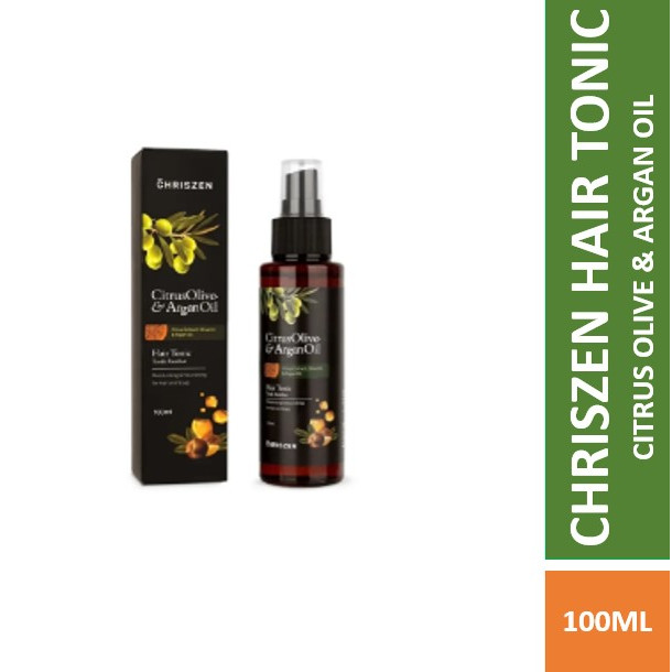 CHRISZEN HAIR TONIC CITRUS OLIVE & ARGAN OIL 100ML ( EXP 31/12/2024 ...
