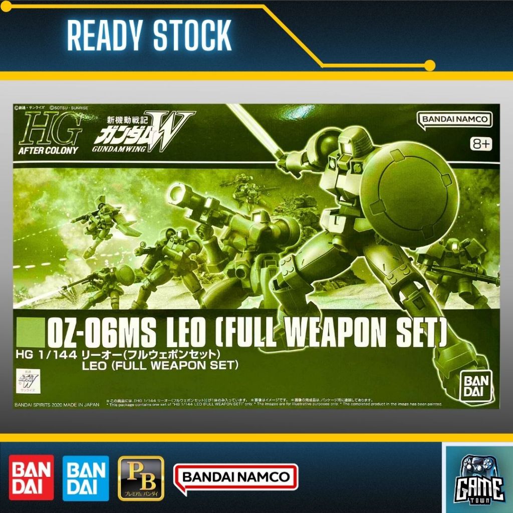 Premium Bandai HG AC 1/144 OZ-06MS Leo (Full Weapon Set) | Shopee Malaysia