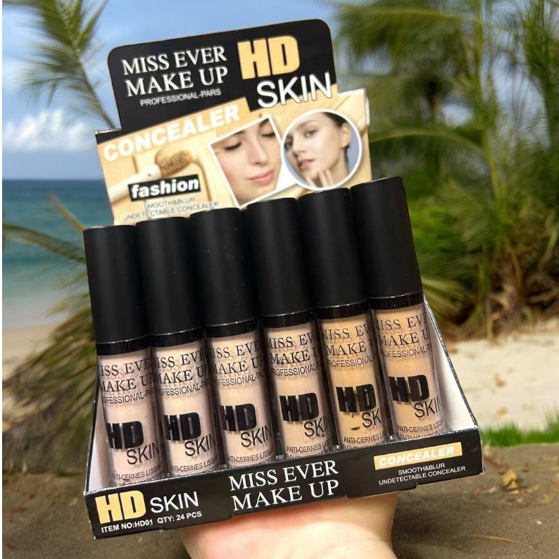 Miss Ever Makeup Mekap Full Coverage HD Ultra HD Concealer [ 24pcs ...