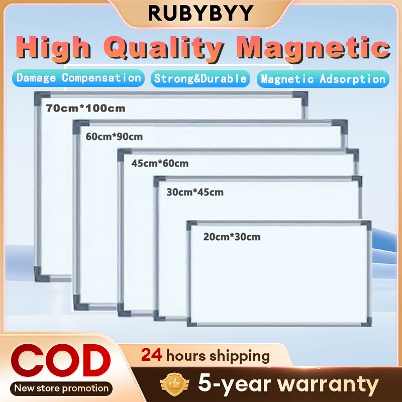 White board Magnetic Whiteboard Easy Installation Solid Plate Aluminium ...