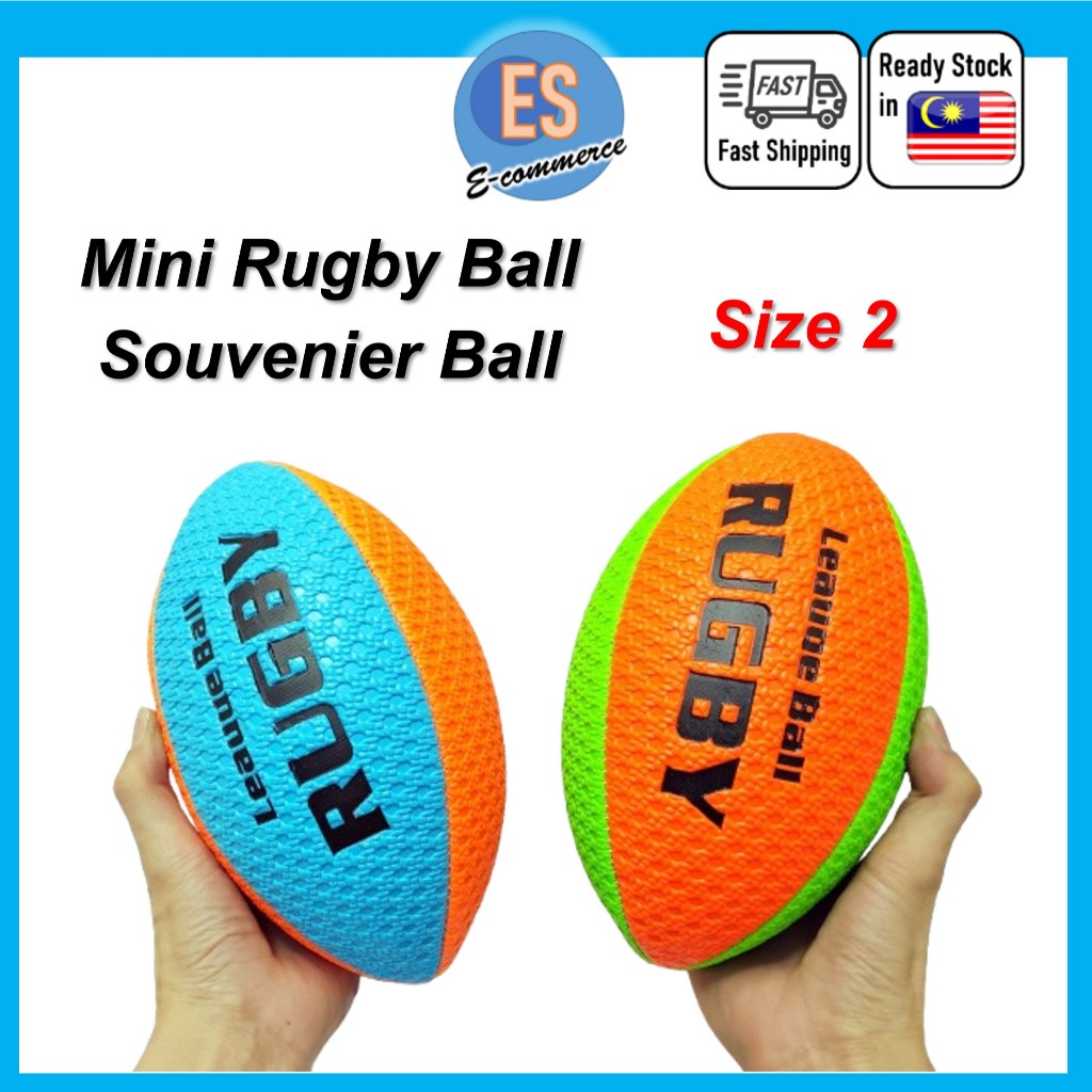 MINI RUGBY BALL FANCY SOUVENIR BALL KIDS PLAY SIZE 2 | Shopee Malaysia