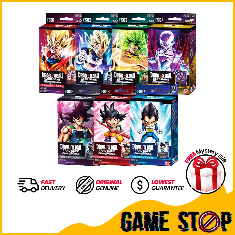 [CHEAPEST] Dragon Ball Super Card Game SCG Starter Deck: FS01, FS02 ...