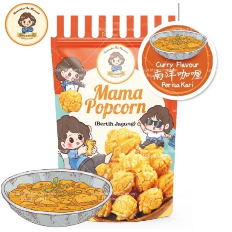 Mama Popcorn, Curry Flavour, Halal | Shopee Malaysia