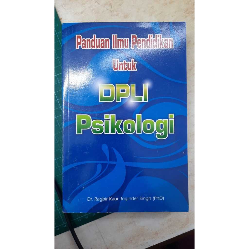 PANDUAN PENDIDIKAN UNTUK DPLI PSIKOLOGI | Shopee Malaysia