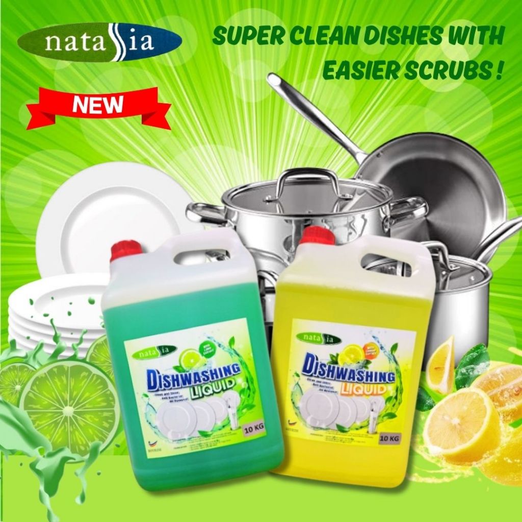 NATASIA DishWashing 5KG Premium Wangi Sabun Cuci Pinggan Direct Kilang ...