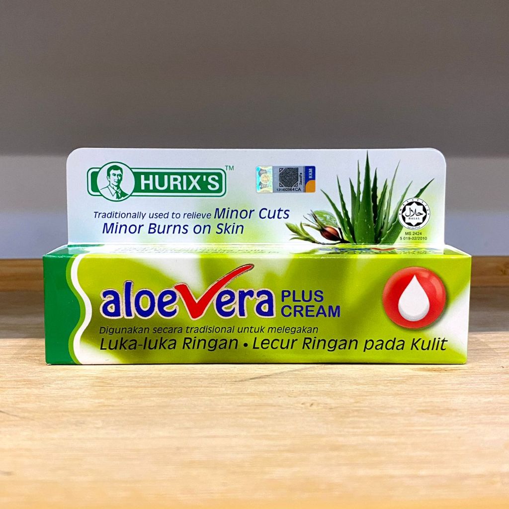 Hurix's Aloe Vera Plus Cream (Krim untuk luka-luka ringan, Lecur ringan ...