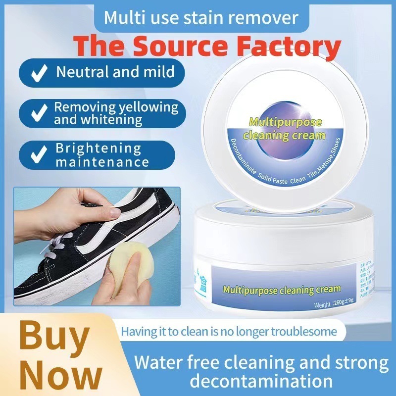 White Shoes Clean Cream Multi-purpose Magic Cleaner Cream Solid ...