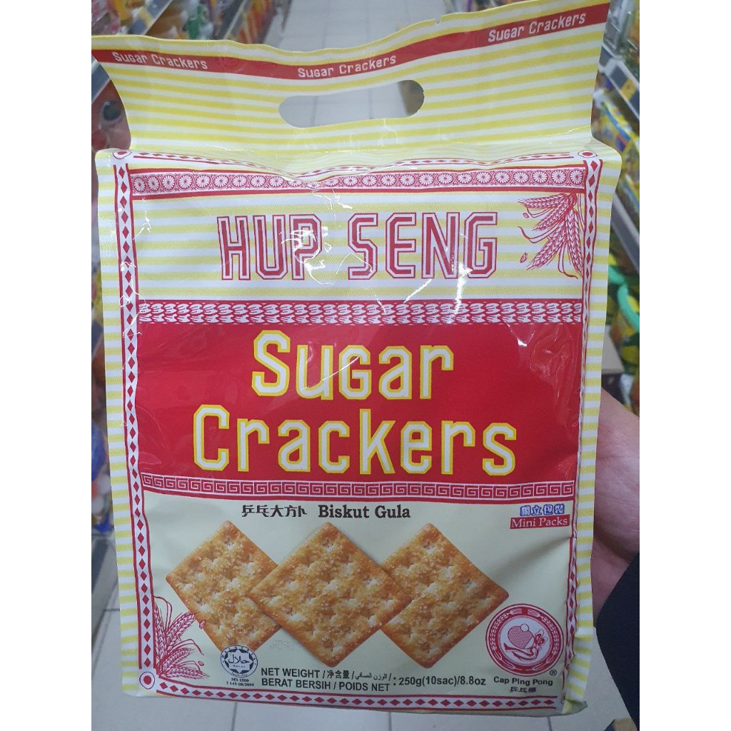 HUP SENG Sugar Crackers Biskut Gula (10 sac) | Shopee Malaysia