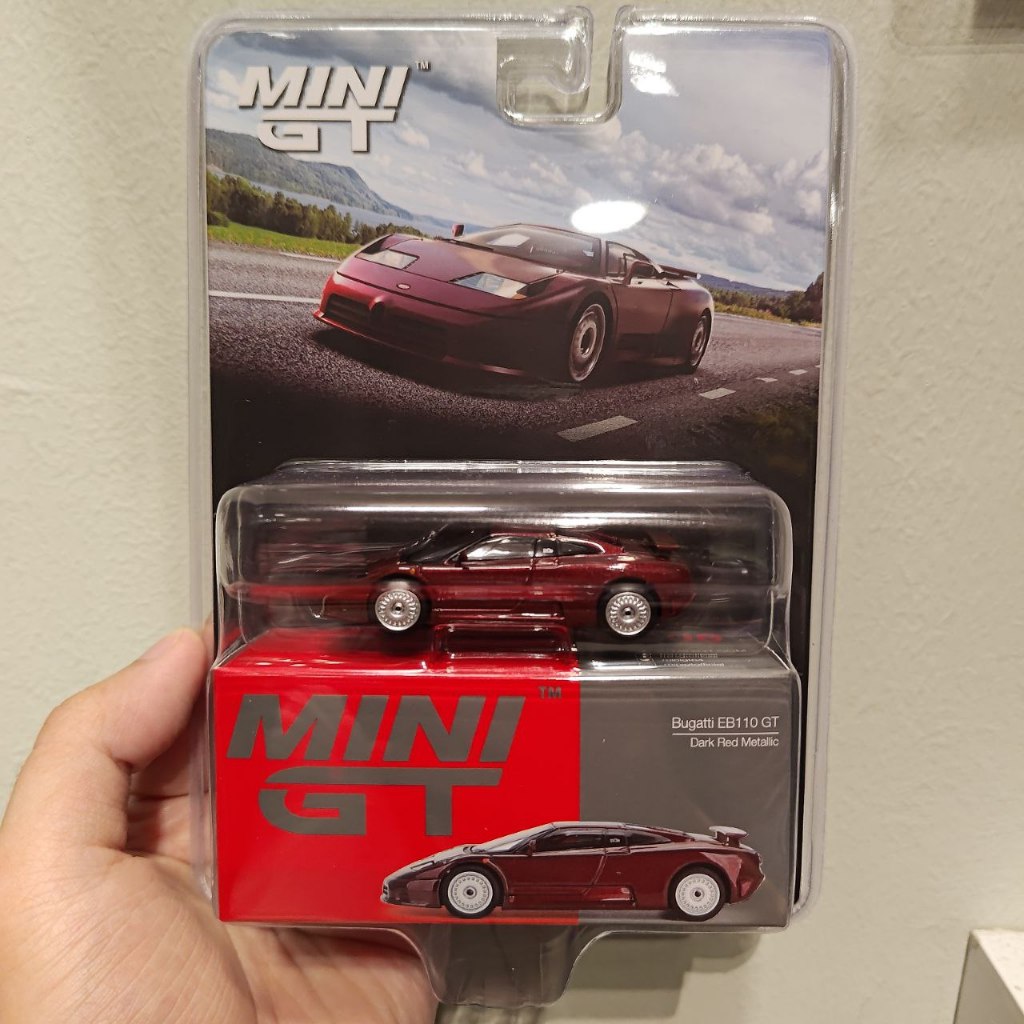 MINI GT - Bugatti EB110 GT - Dark Red Metallic - 1/64 Blister | Shopee ...