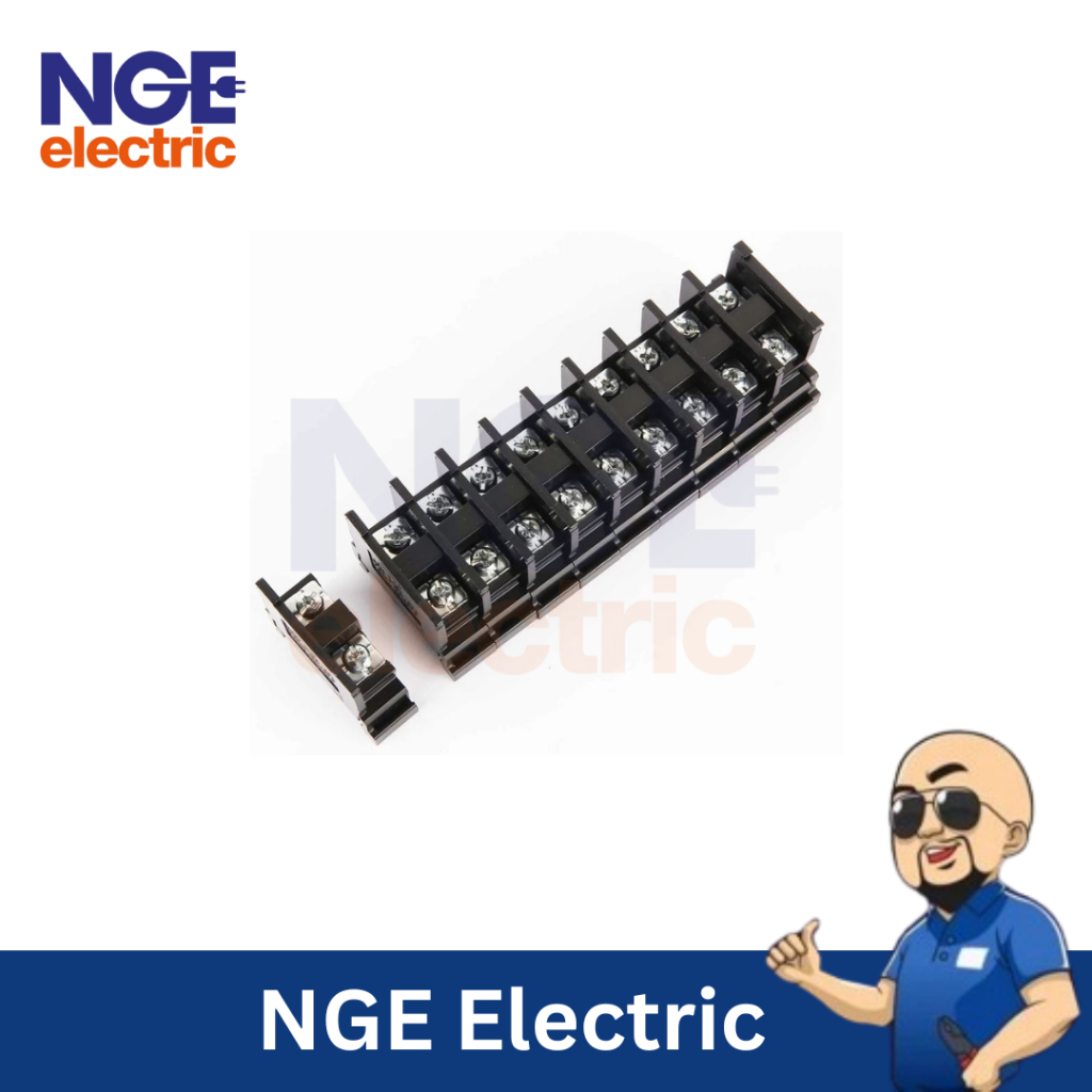 DB| Terminal Block 10A PVC Cable Wire Connector Fixed Terminal Block ...