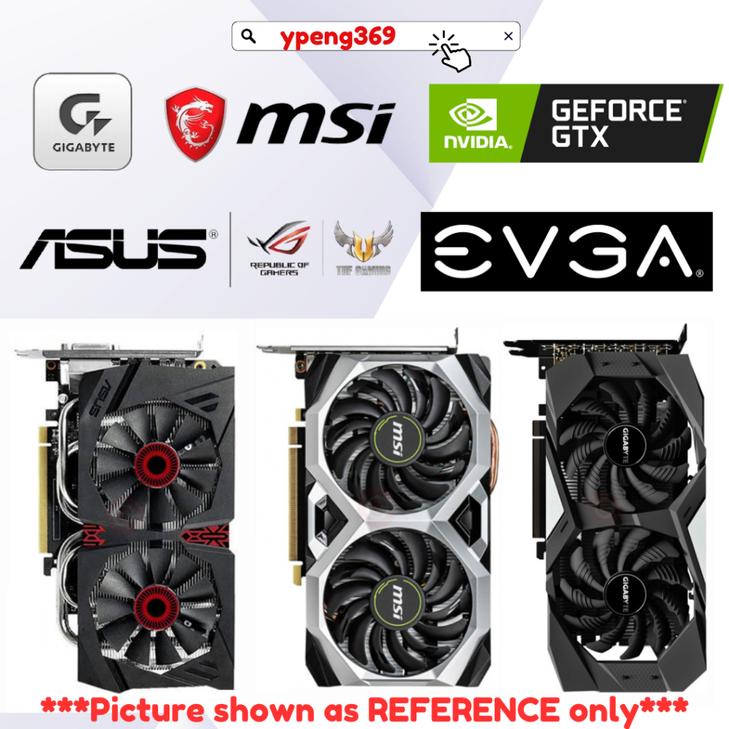 [Ready Stock & Fast Delivery] Graphic Card MSI GIGABYTE ASUS EVGA ...