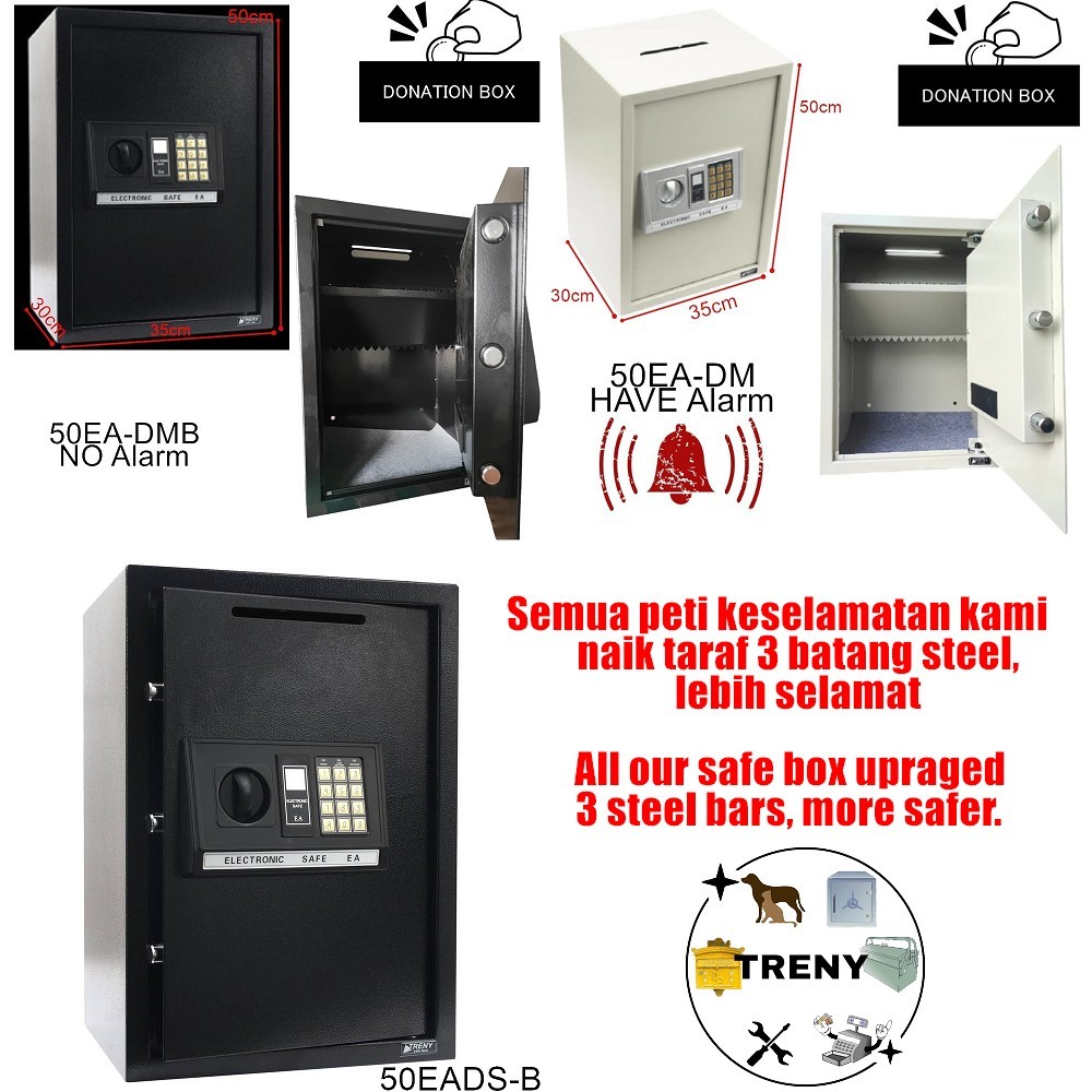 Cash drop Safe Box Tabung Peti Besi Safe Box Cash Drop Tabung surau ...