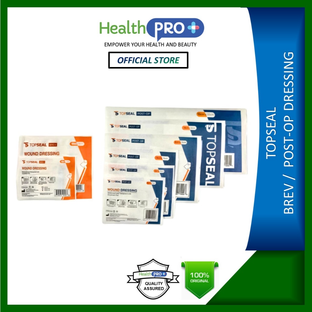 TOPSEAL Wound Island Dressing Waterproof and Transparent with Absorbent Pad | Shopee Malaysia