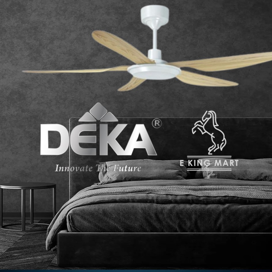 DEKA KRONOS Ceiling Fan DC Motor 14 Speed F5DC Designer 56” DC Inverter ...