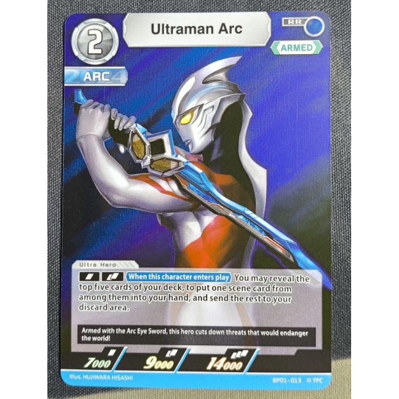 ULTRAMAN CARD GAME UCG BP01-013 Ultraman Arc RR | Shopee Malaysia
