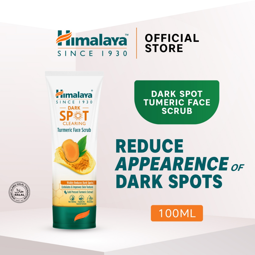 Himalaya Dark Spot Tumeric Face Scrub 100ml Shopee Malaysia