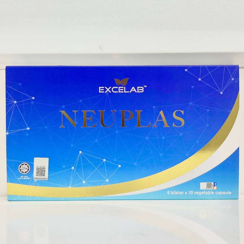 [HALAL & KKM APPROVED] Excelab Neuplus 6 Blister x 10 Vegatable Capsule ...