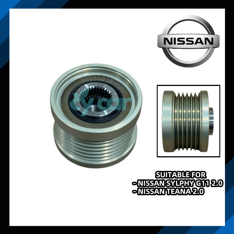 NISSAN SYLPHY G11 2.0 TEANA 2.0 ALTERNATOR PULLEY (6PK) 23151-EN20A ...