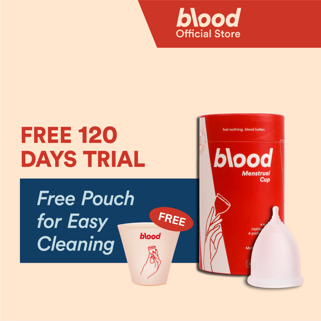 Blood Menstrual Cup - 120 Day Risk-Free Trial - Size Suitable for ...