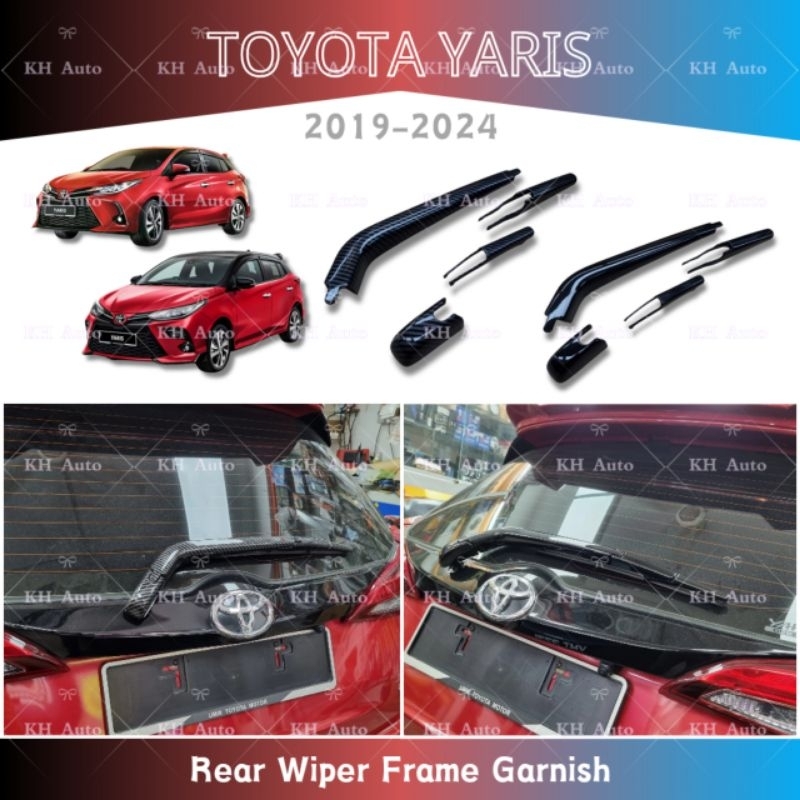 Toyota Yaris 2019-2024 Rear Wiper Frame Garnish Carbon Design ...