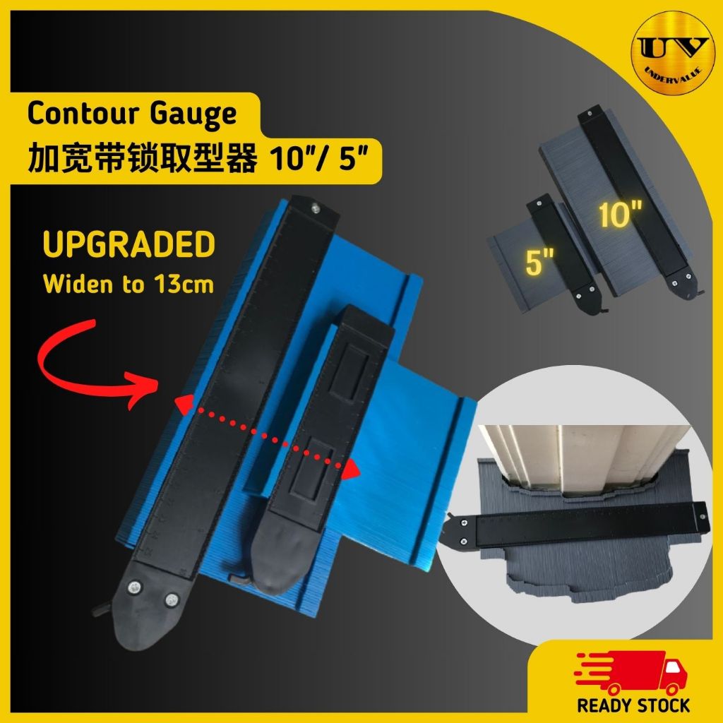 Contour Gauge Duplicator Contour Profile Gauge with LOCK Universal ...