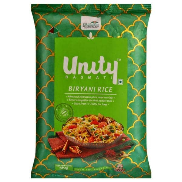 Unity Biryani Basmati Rice - 1kg | Shopee Malaysia