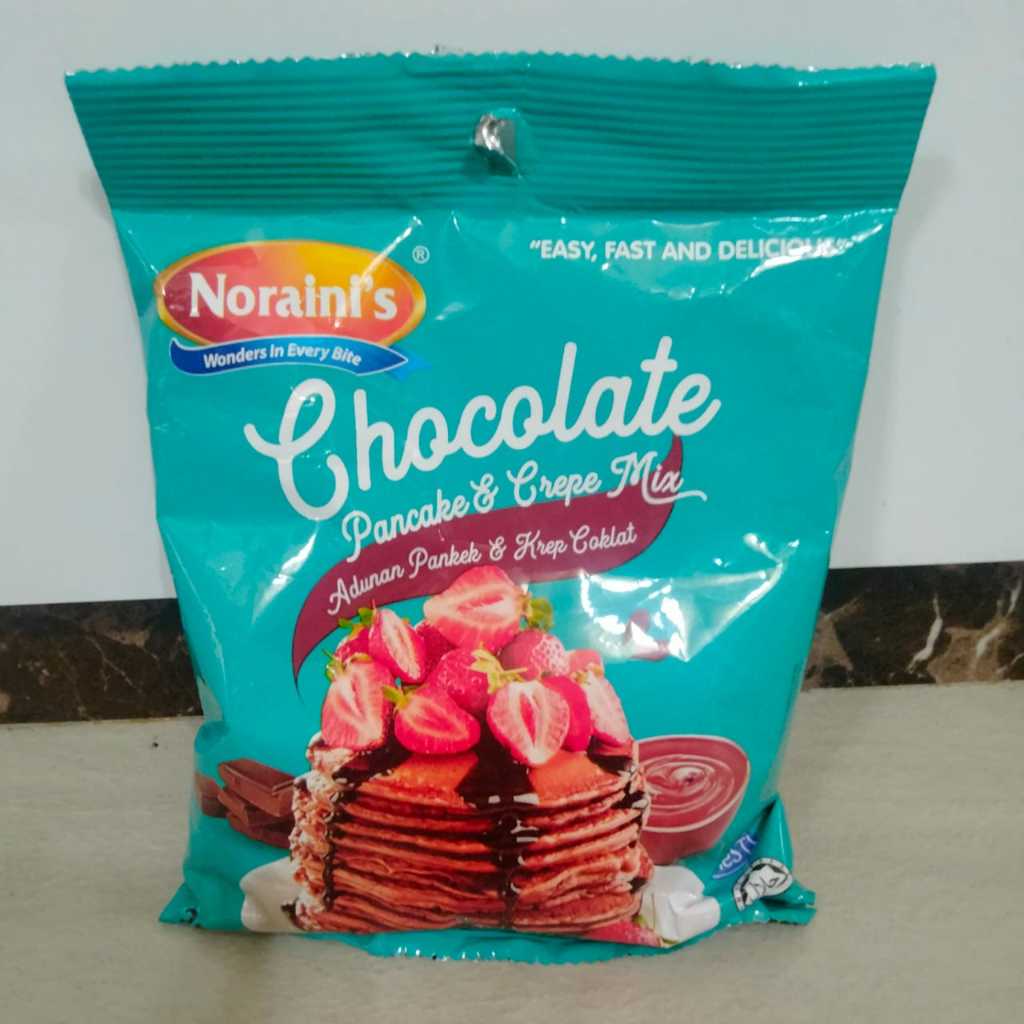 Noraini's Chocolate Pancake & Crepe Mix Flour (200g/Pack) | Shopee Malaysia
