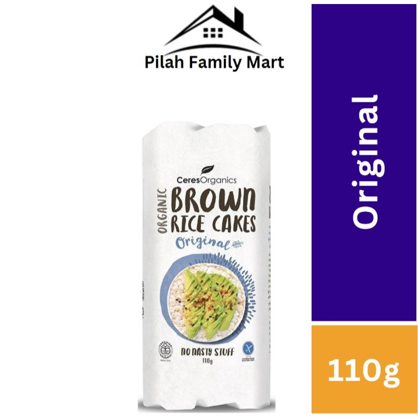 Original CERES ORGANICS Brown Rice Cakes 110g | Shopee Malaysia