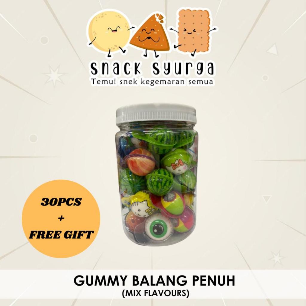 [HALAL] SNACK SYURGA GUMMY DALAM BALANG PENUH YUMMY CANDY GUMMY ...