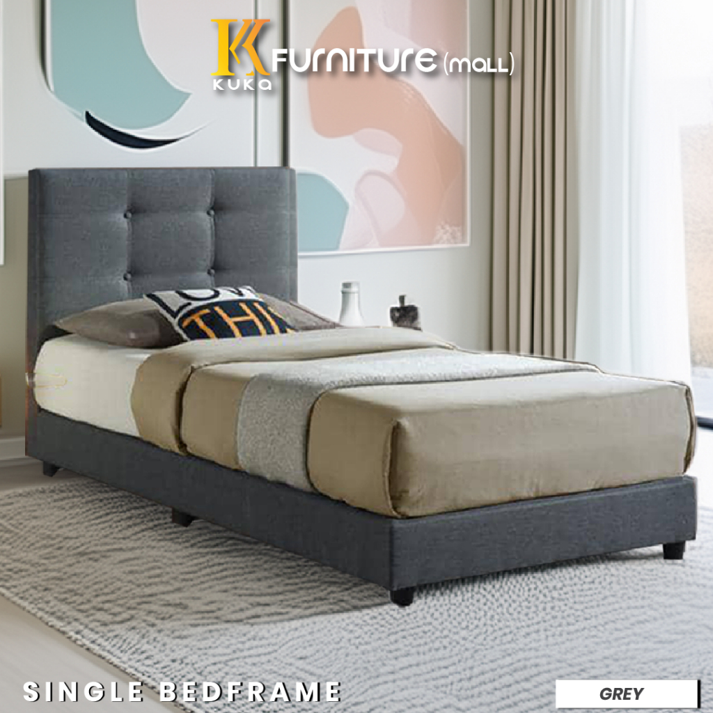 Single Bed Frame Katil Single Divan Single Modern Single Bed Bingkai ...