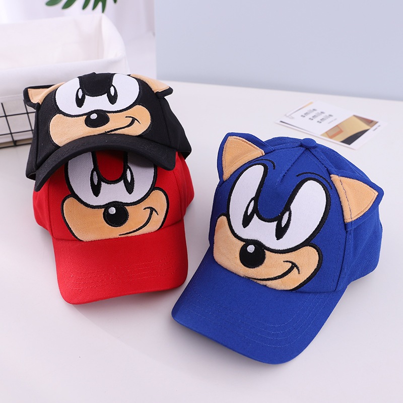 Selangor New 3D Sonic the Hedgehog Cotton Hat Sonic Kid Supersonic ...