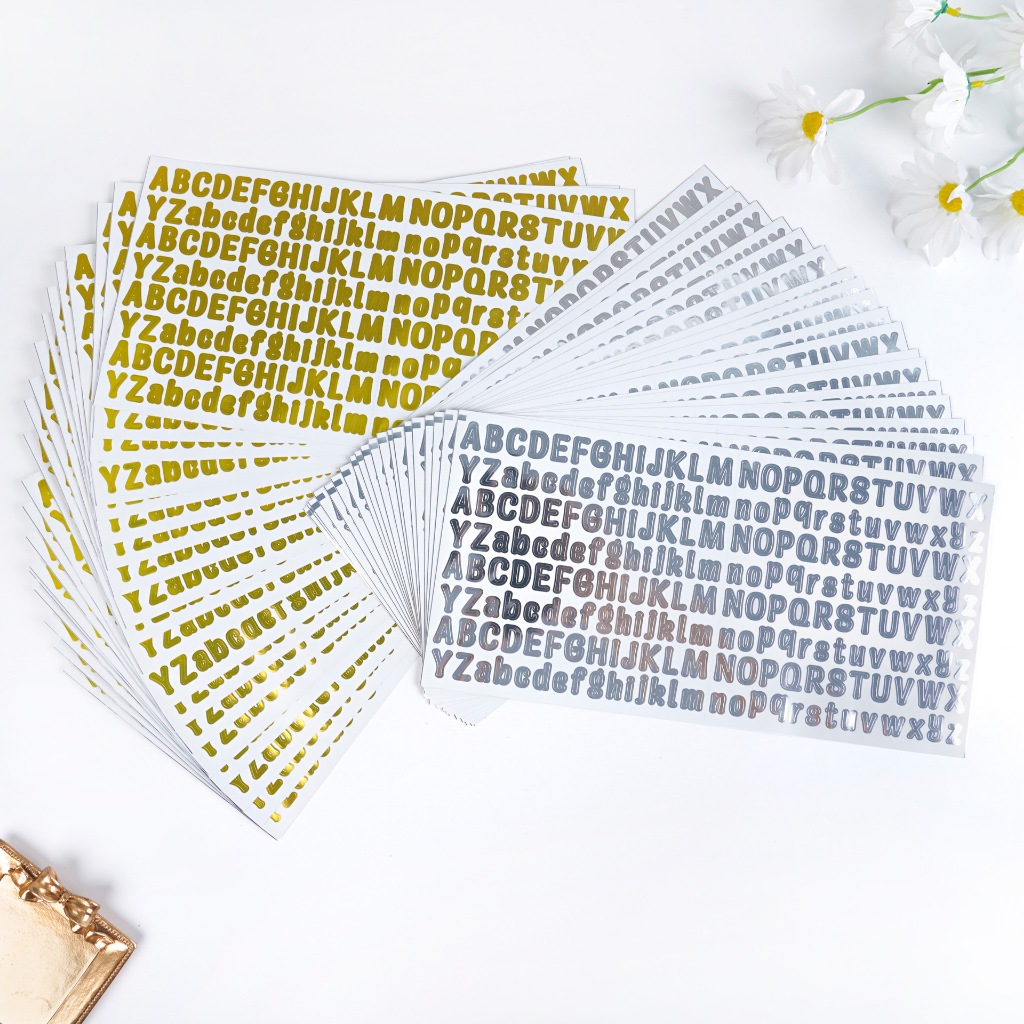 DIY Name Alphabet Planner Stickers For Tumbler Cup Water Bottle DIY ...