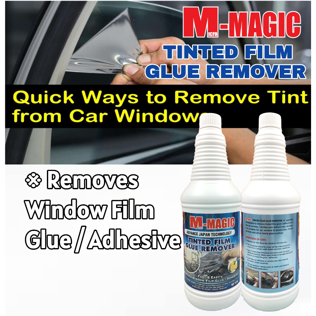 Tinted M-Magic Car Care Tinted Tint Film Sticky Glue Remove Glass ...