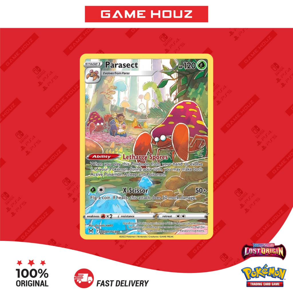 (PTCG) Parasect (TG01/TG30) [SS11-Sword & Shield Lost Origin Trainer ...